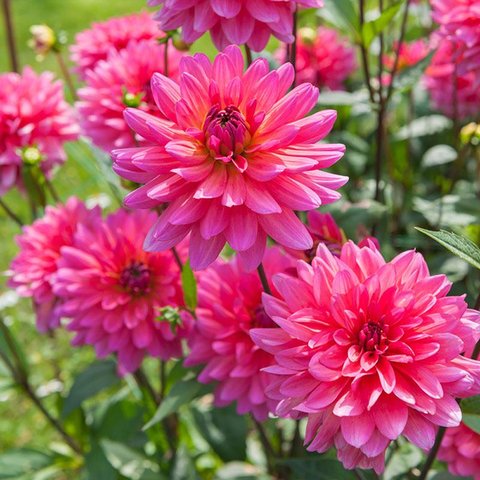 Dahlia 'Karma Fuchsiana' | Karma Dahlia Fuchsiana | plant lust